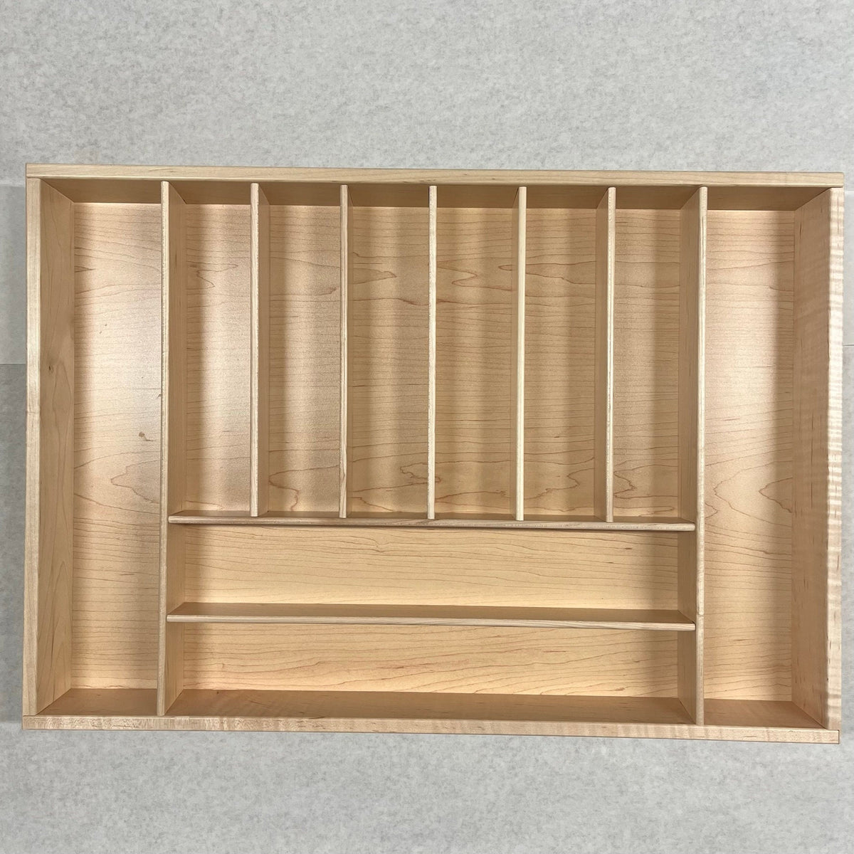 Custom Drawer Divider, Maple Silverware Organizer, 10 Spaces, DrawerSp ...